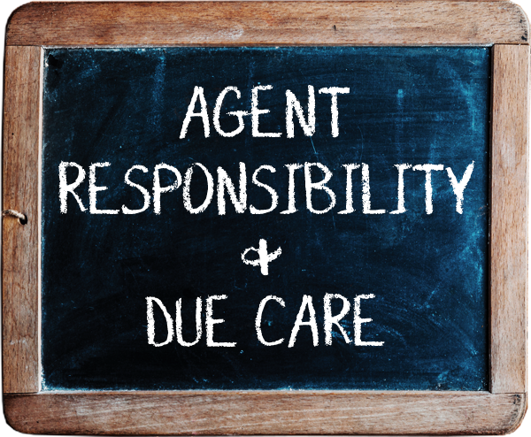 Agent Responsibility and Due Care - 4 hours - Bob Brooks School